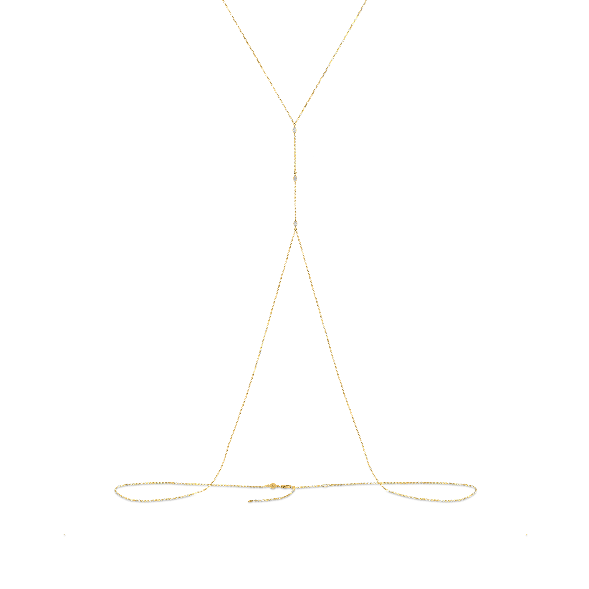 Marquise Diamond Body Chain – ISA GRUTMAN